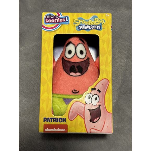 Nickelodeon | Toys | Spongebob Micro Teenies Plush Patrick Star Bnwt ...